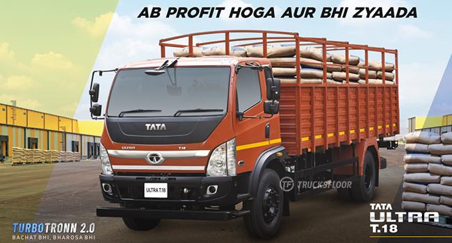 Tata Ultra T.18 Truck Price in India, 2026 | Mileage, Brochure ...